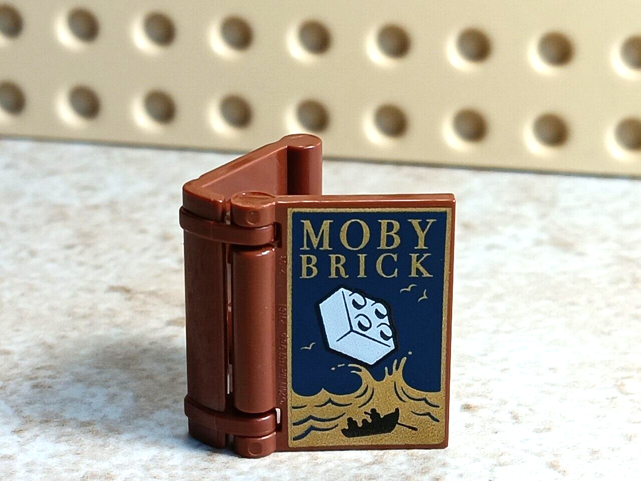 LEGO Story Book Cult Classic Movie MOBY BRICK Whale of Good Time Back ...