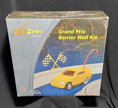 RADIO SHACK ZIP ZAPS MICRO RC GRAND PRIX BARRIER WALL KIT RACING | eBay