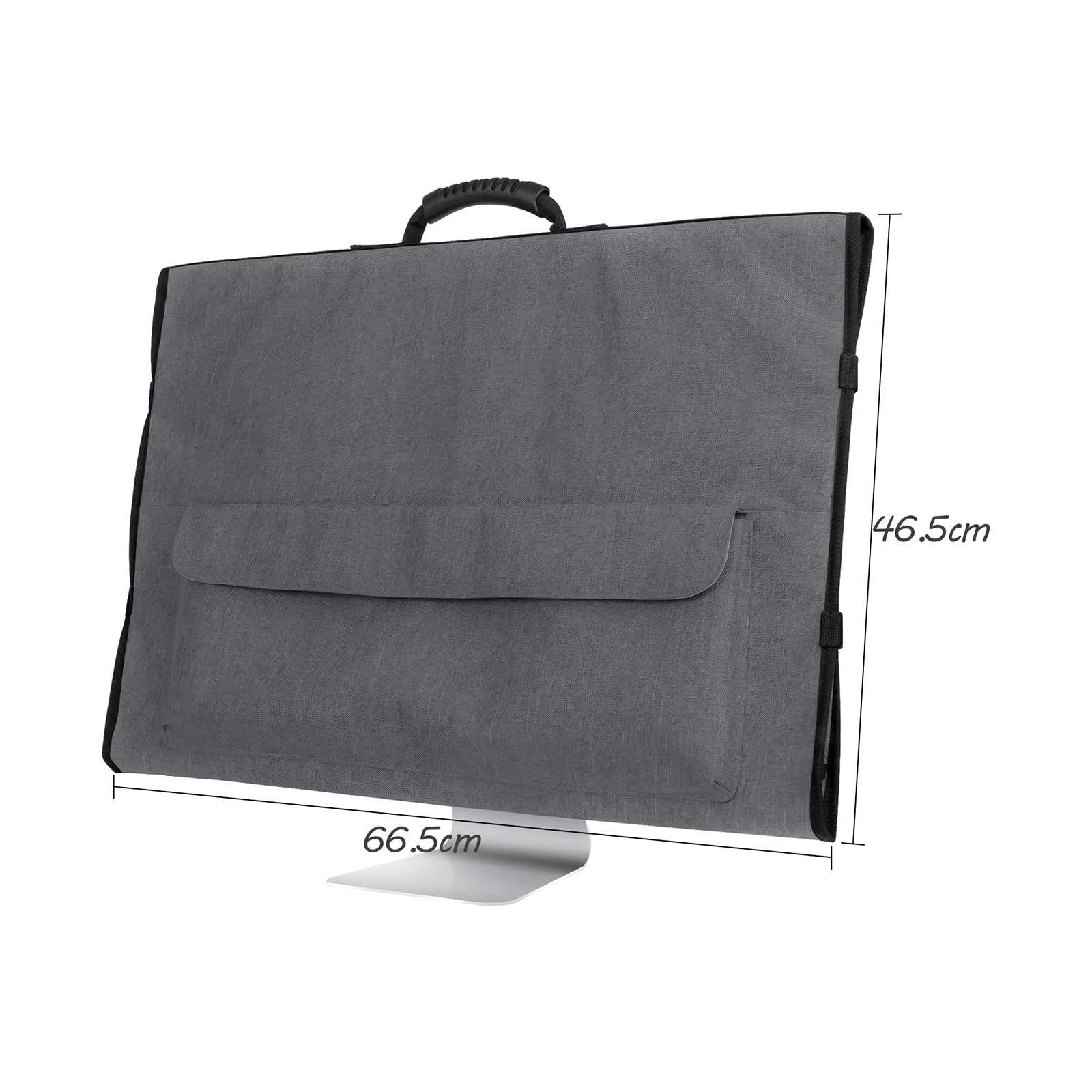 27" Monitor Carrying Case for Desktop Computer Screen and Accessories ...