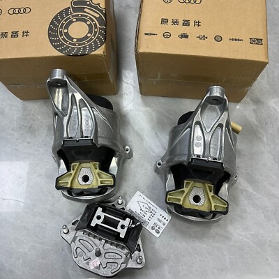 3X OEM Engine Transmission Mounts 8W0199371 372 For Audi A4 A5 B9 2017 ...