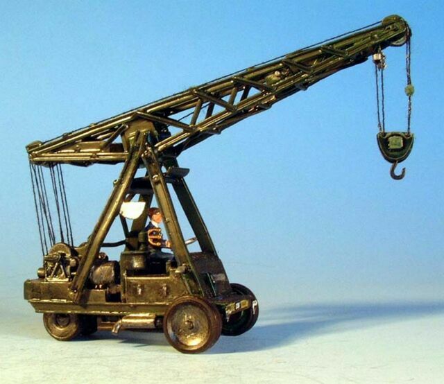 Langley Models RW14 Ransomes Rapier 6 Ton Mobile Yard Crane OO Scale ...