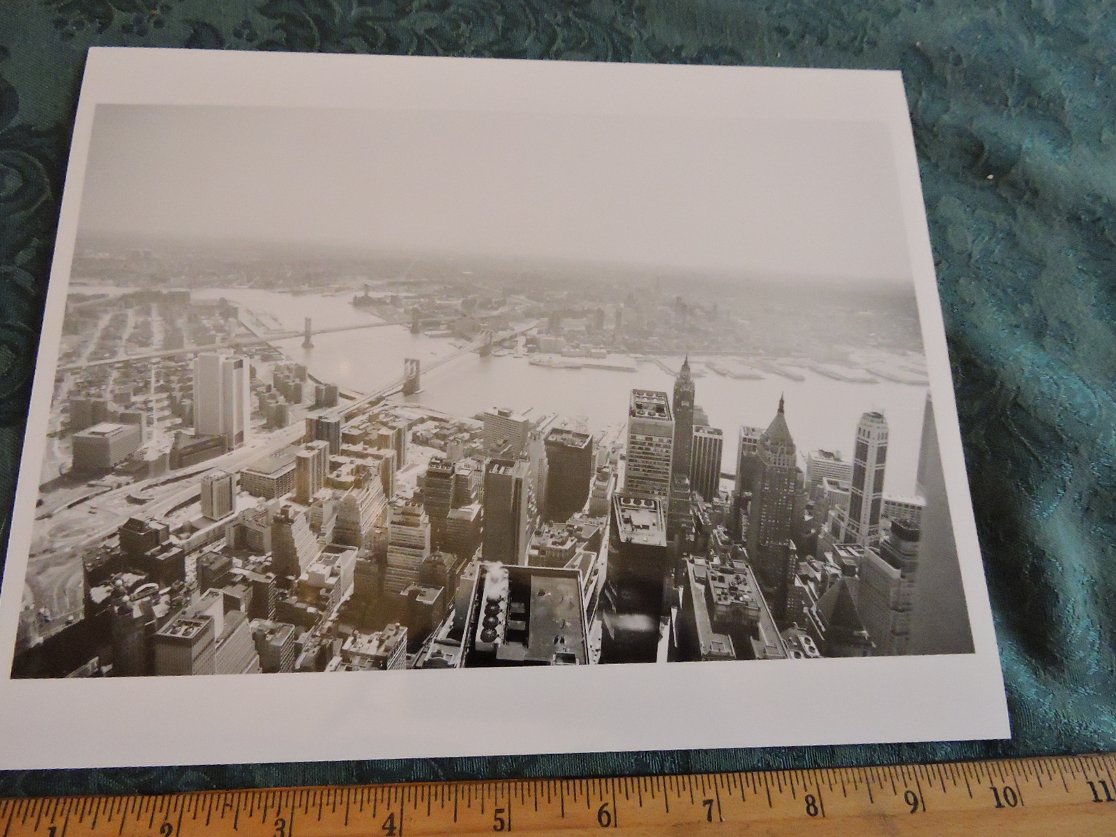 Original 1975 New York City NYC Skyline from World Trade Center 8x10 ...