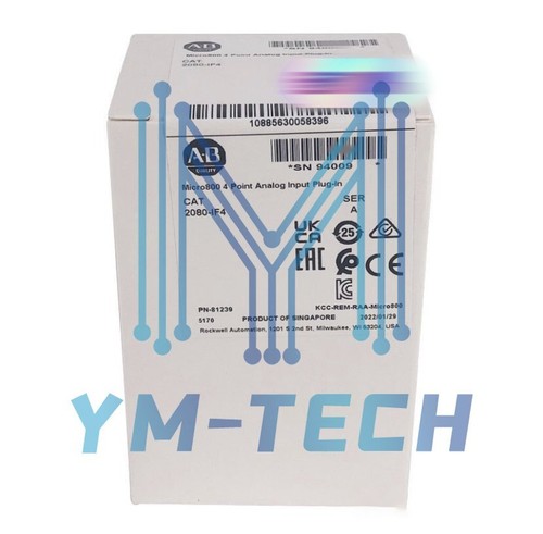 NEW AB 2080-IF4 Micro800 4 Point Analog Input Plug-In 2080IF4 Fast ...