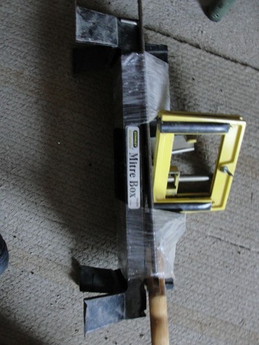 Stanley Workmaster 19-035 Vintage USA Made Mitre Box + Backsaw | eBay