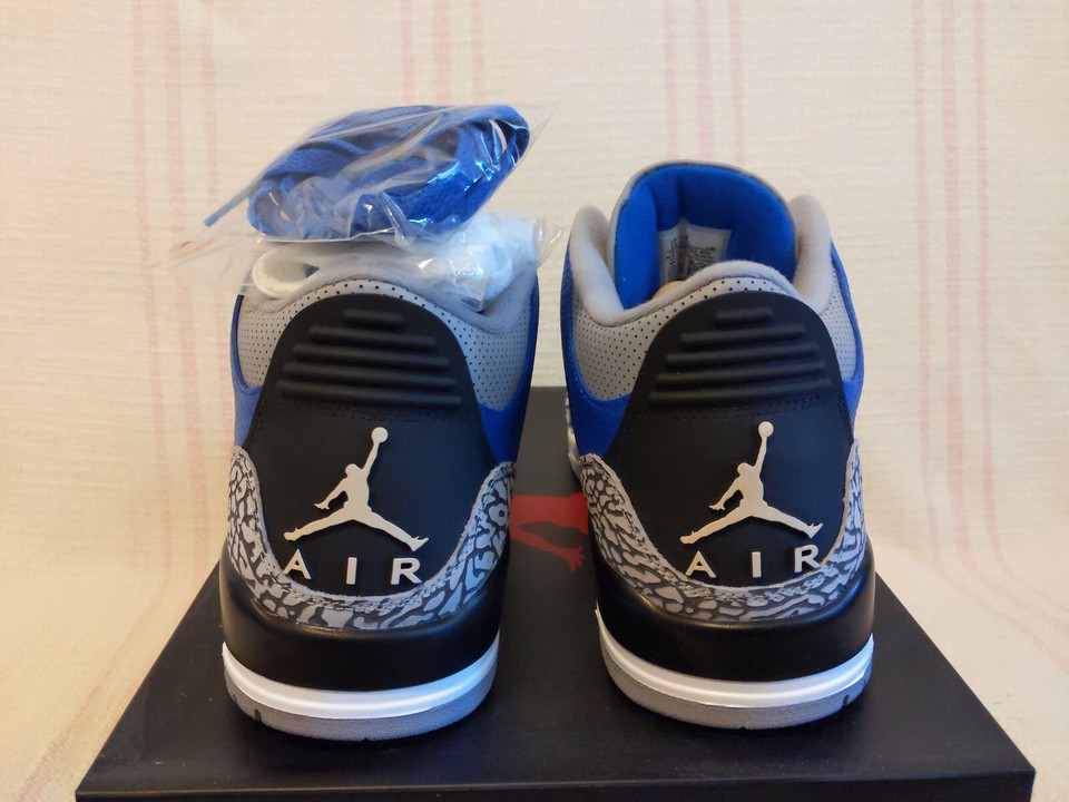 Nike Air Jordan 3 Retro Varsity Royal Blue Black CT8532 400 Men's Shoe ...