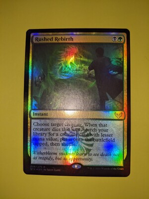 FOIL Rushed Rebirth x1 Strixhaven 1x MTG Magic the Gathering | eBay