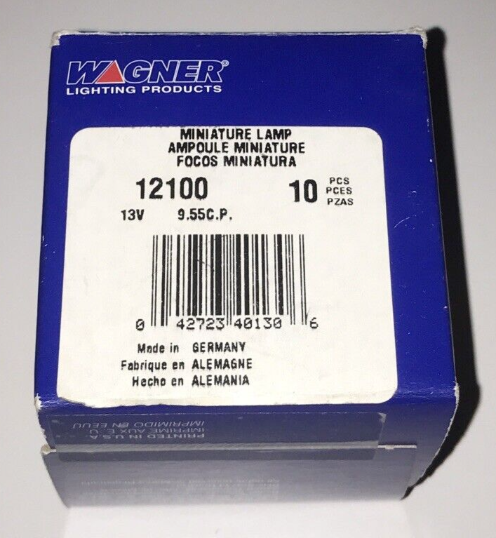1 - Wagner 12100 Dome Light Bulb for Buick Chevrolet GMC Hino Honda ...