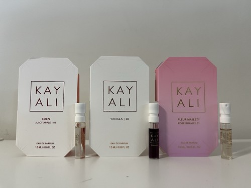 3 pcs Kayali Eau De Parfum Sample collection 1.5 ml Each | eBay