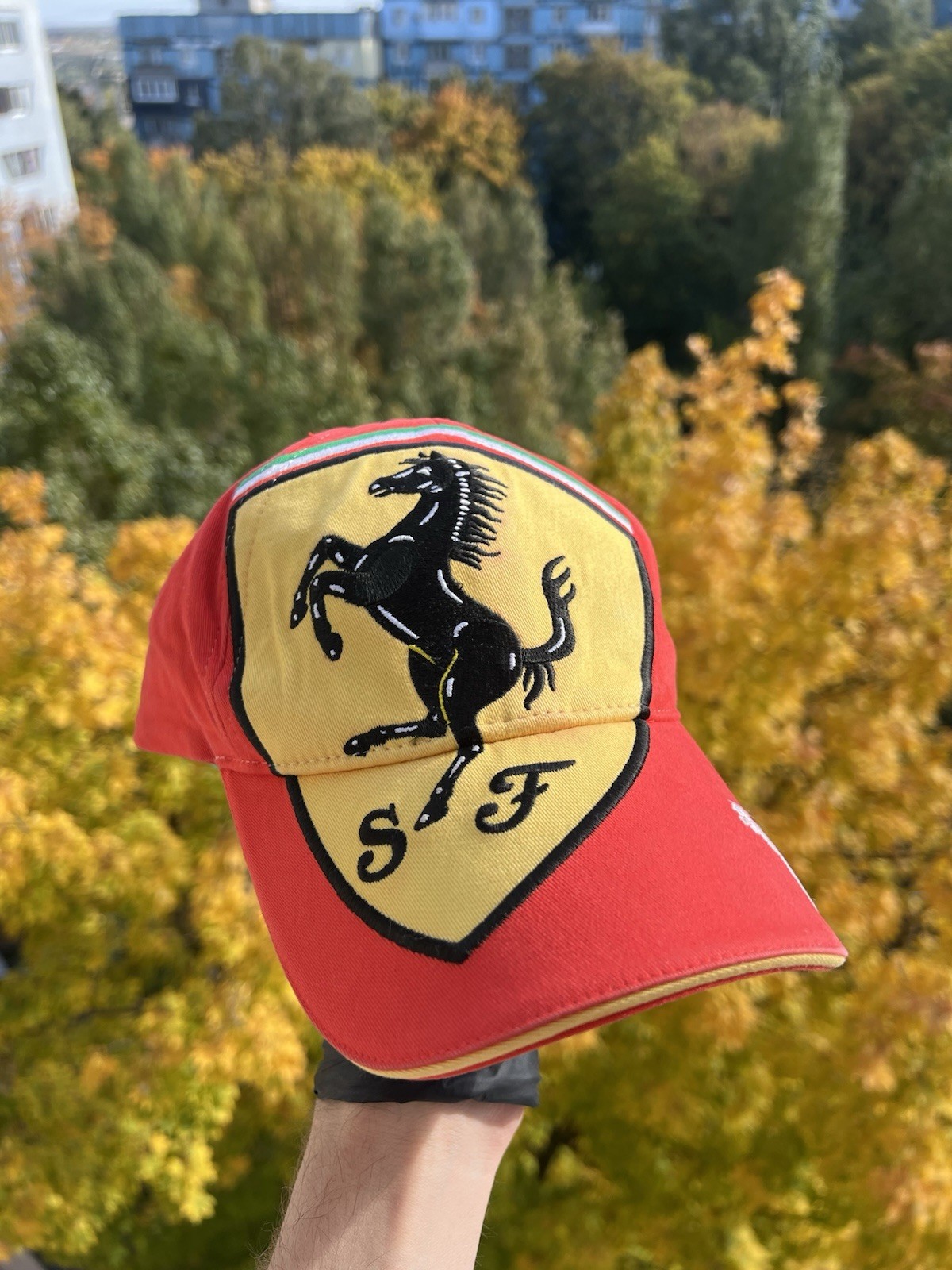 Vintage Puma x Ferrari F1 Red Adjustable Cap Y2K - Gem