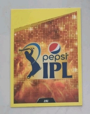 Title Card Rare Gold Attax Cricket Trade Card Pack Fresh Cond MS Dhoni ...