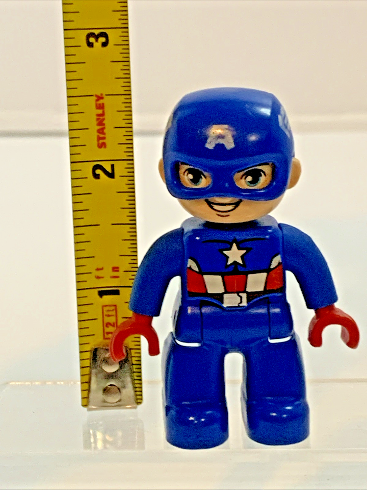 LEGO DUPLO CAPTAIN AMERICA Marvel Avengers Figure Superhero Super Hero ...