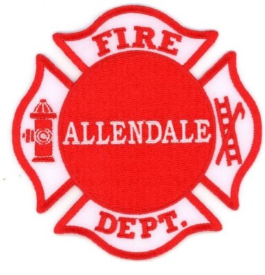 MICHIGAN MI ALLENDALE FIRE DEPARTMENT NICE SHOULDER PATCH POLICE ...