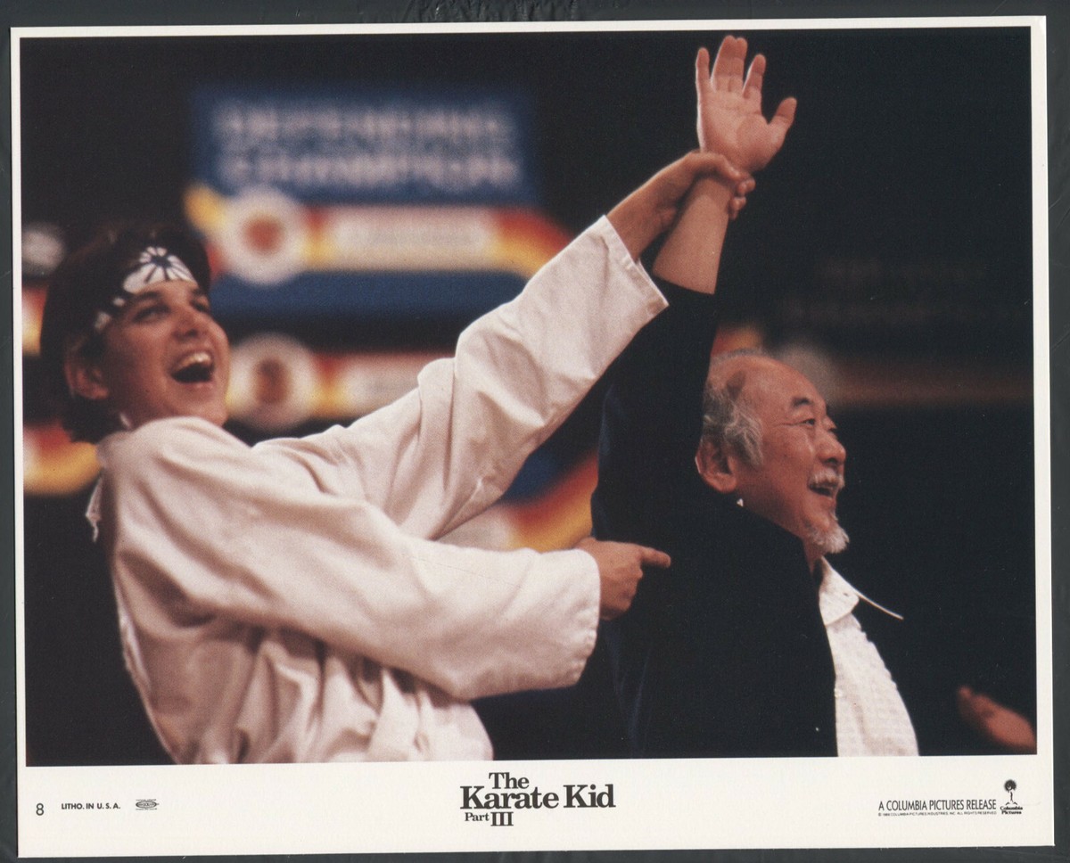 Ralph Macchio And Pat Morita Karate Kid And Cobra Kai Star Ralph