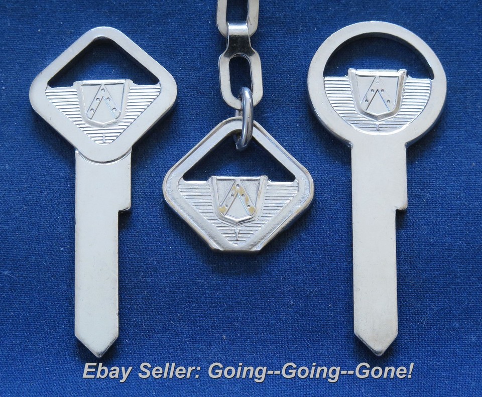 SET OEM KEY BLANKS FORD LINCOLN MERCURY EDSEL 1952-1954 NOS + CUSTOM ...
