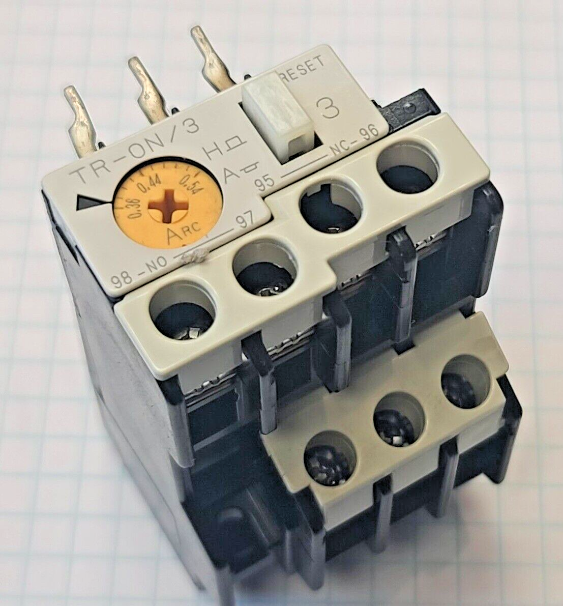 Fuji TR-0N/3 Z716 Thermal Overload .36A-.54A 3 POLE TR13D Auto or Hand ...