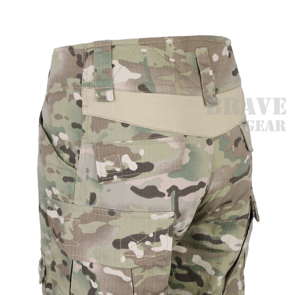 Emerson G2 Combat Shirt & Pants Knee Pads Set Tactical Camo BDU Uniform ...