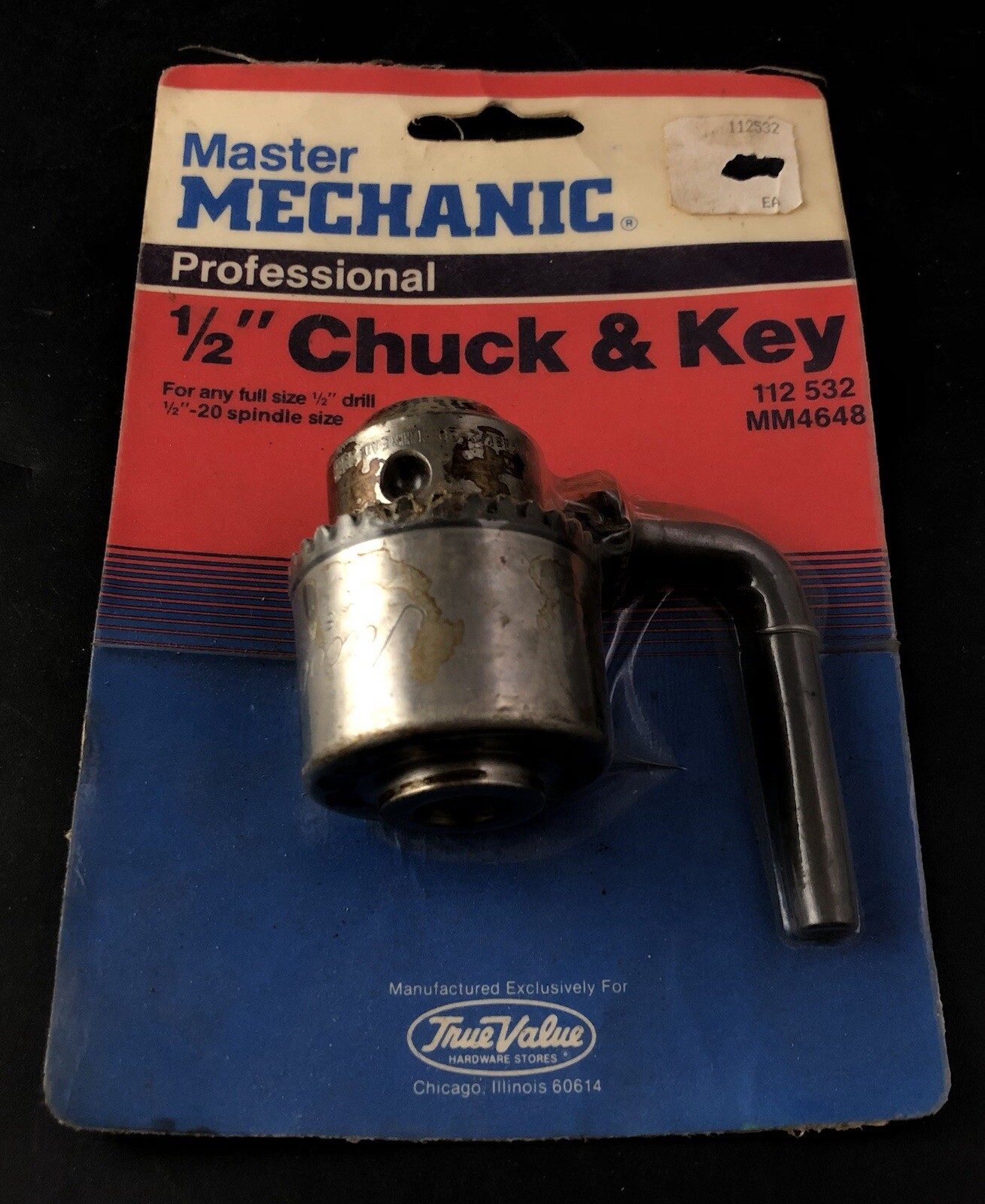 Master Mechanic 1/2" Drill Chuck and Key Made in USA - Vio3 Nos | eBay