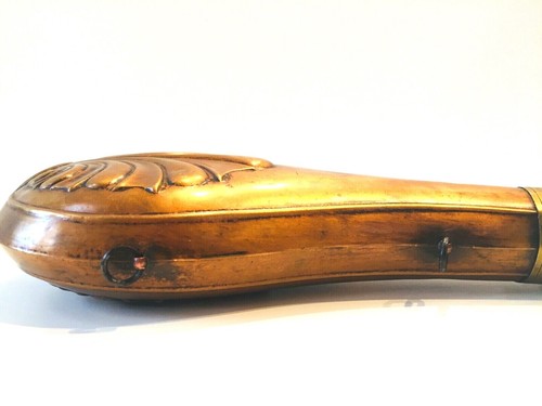 JAMES DIXON & SONS COPPER POWDER FLASK, Pre- Civil War c.1812, 4 Drams ...