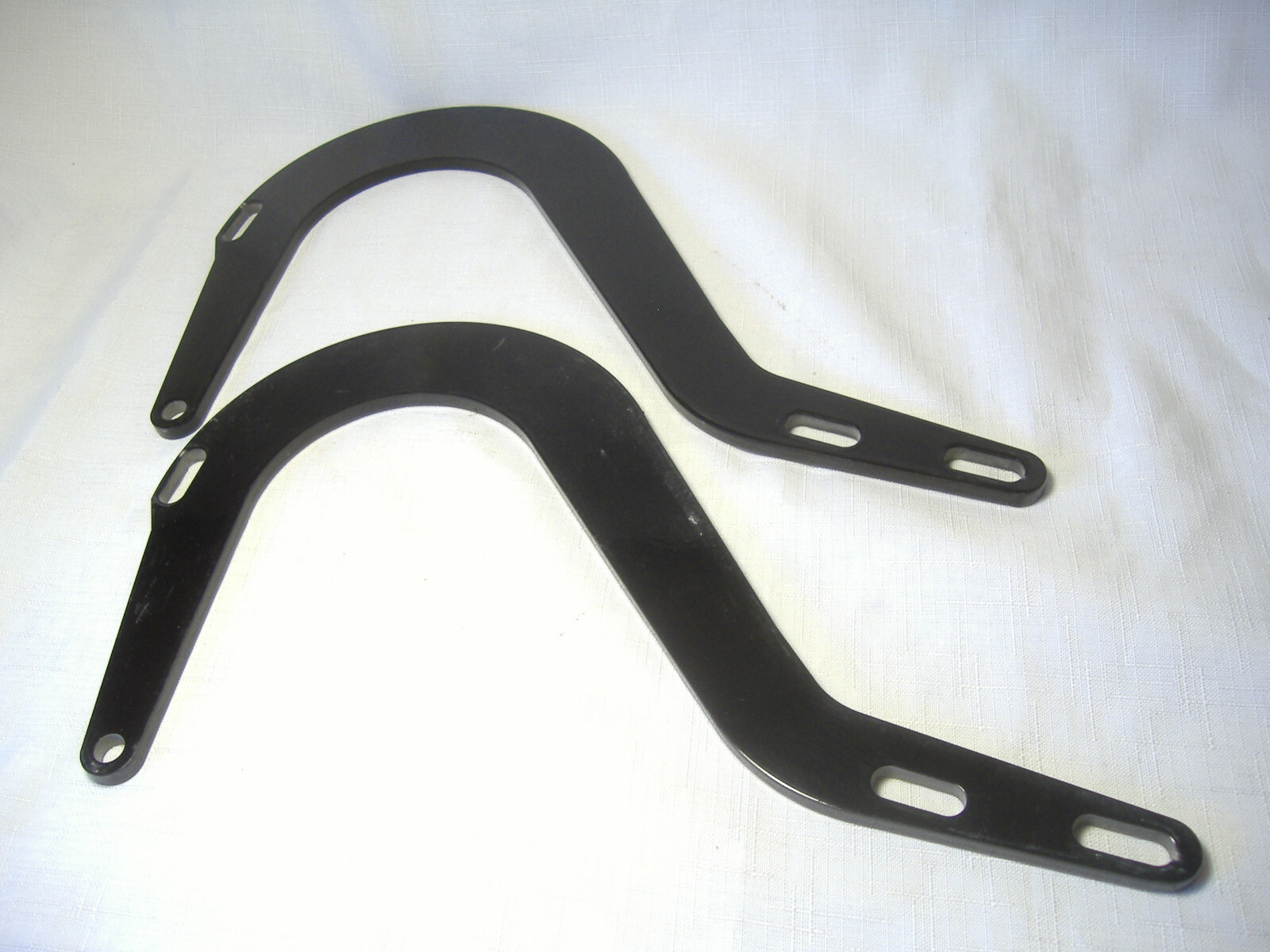 Hot Rod Hood Hinge Pair Thick Steel Rat Car Truck Custom Fit 12" C to C ...