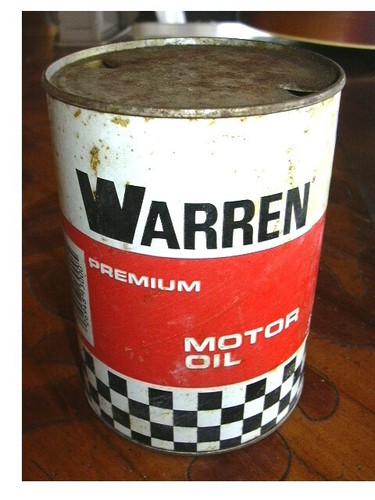 Vintage WARREN PREMIUM MOTOR OIL Fiber Can DUNN NC | eBay