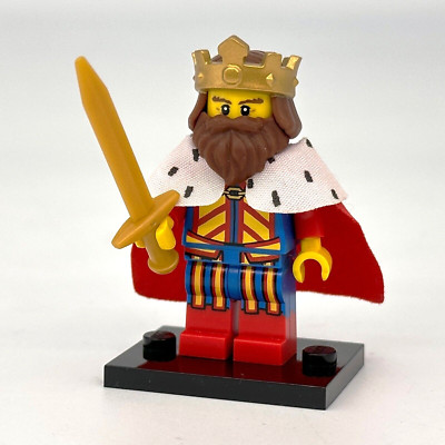 LEGO Classic King Minifigure w/ Sword & Base col195 Series 13 71008 | eBay
