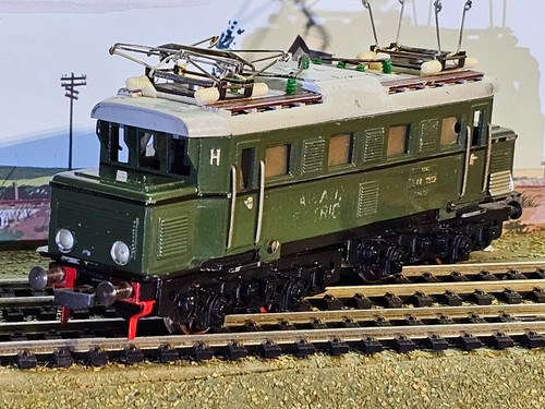 Fleischmann Ho E44 1952 Locomotive - Heavy Die Cast Construction - NICE ...