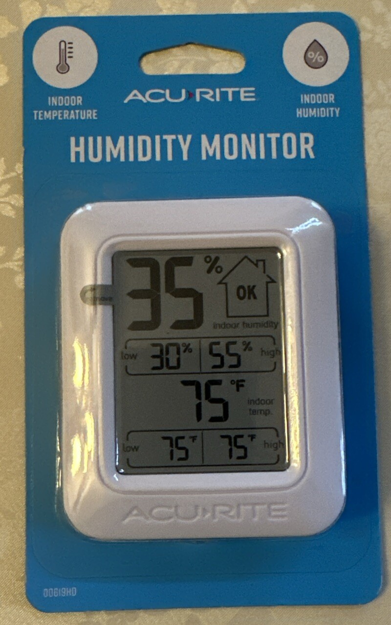 ACURITE MY BACKYARD WEATHER HUMIDITY MONITOR 00619 - NEW IN PACKAGE | eBay