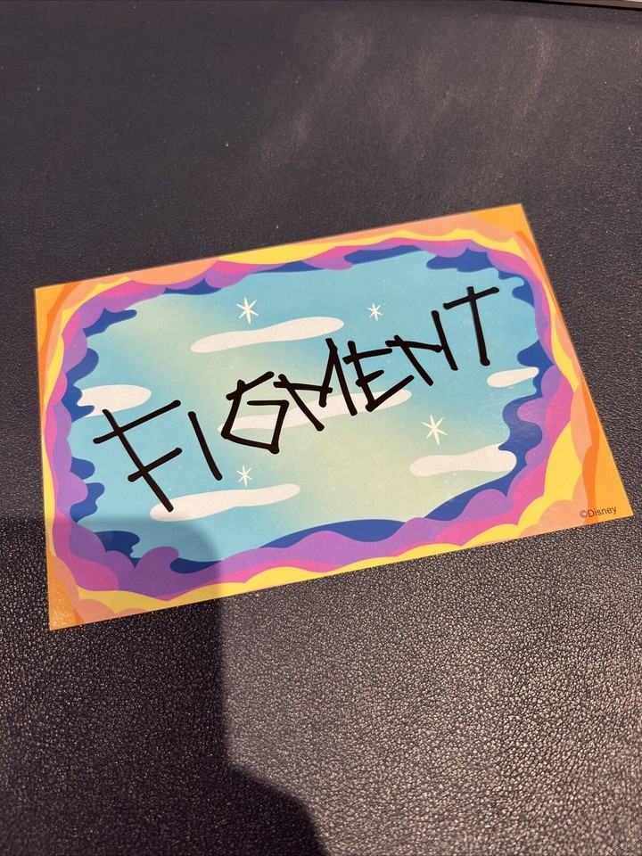 Walt Disney World (WDW) Epcot Imagination Figment Meet Signature Card ...