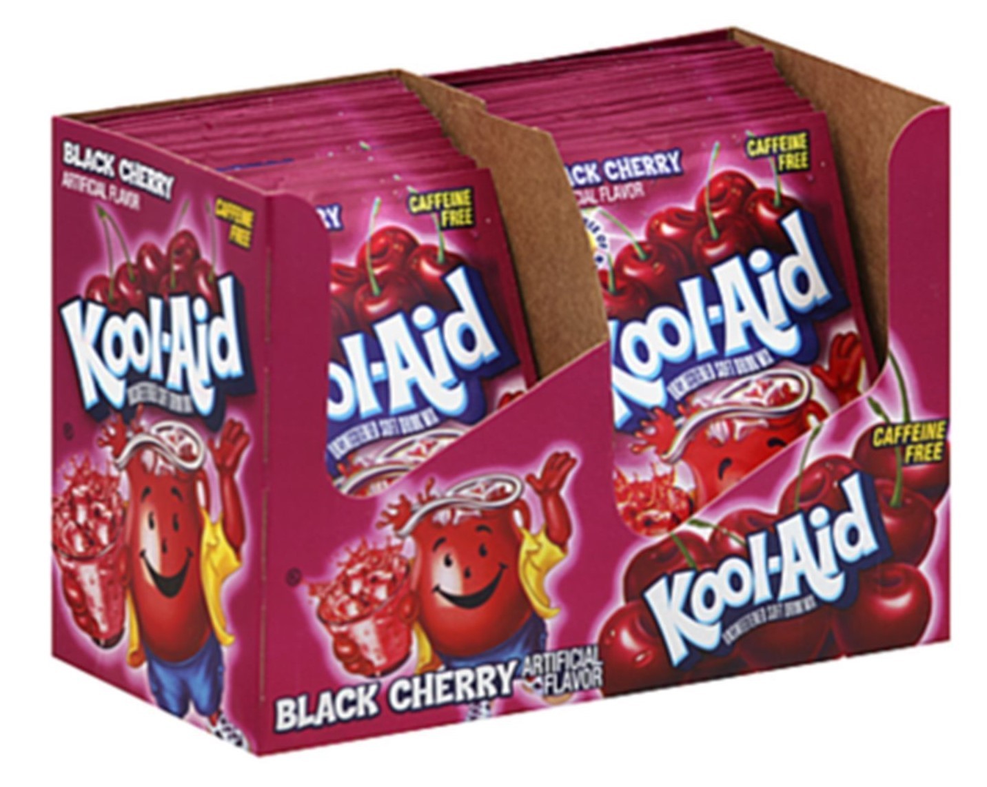 50 BLACK CHERRY +1 MYSTERY FLAVOR Kool Aid Drink Mix dye Vitamin C ...
