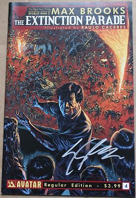 Max Brooks Signed The Extinction Parade #4 Regular Cover Avatar NM ...
