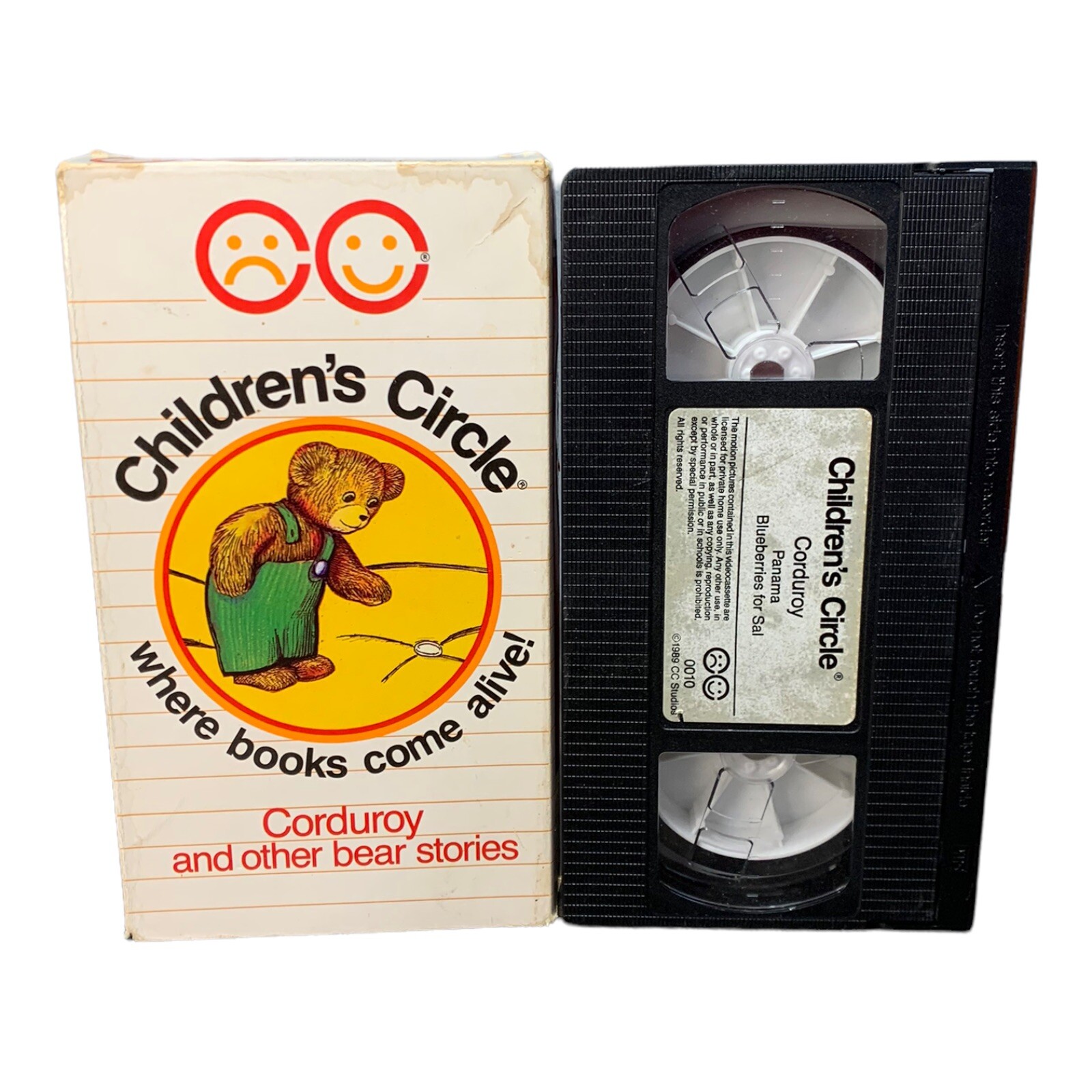 Corduroy And Other Bear Stories VHS Childrens Circle Panama Blueberries ...