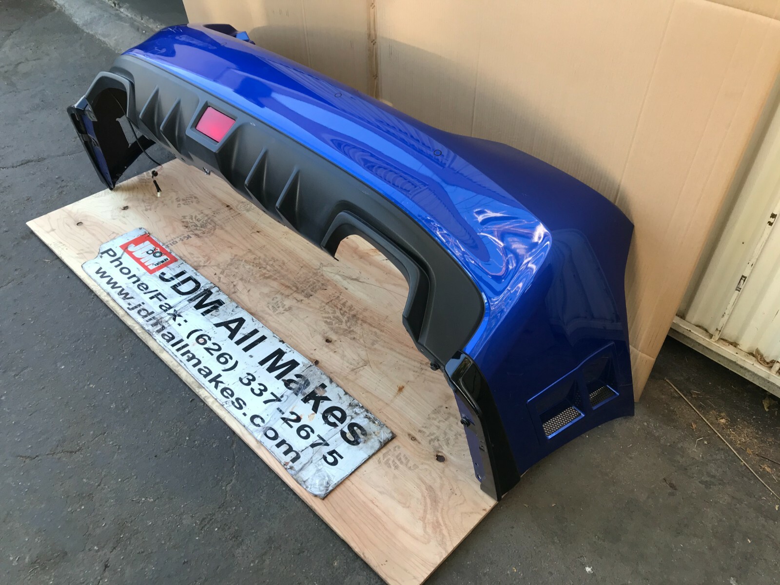 2015-2017 SUBARU WRX STi S209 REAR BUMPER COVER WITH LIPS & SENSORS JDM ...