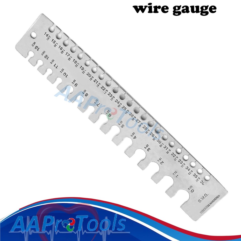 5 Wire Gauge Thickness Measuring Wire/Sheet Metal Gage Measurement ...