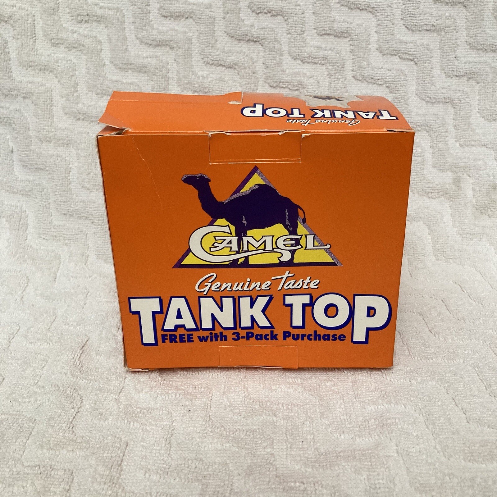 VTG 1995 Camel Cigarettes Genuine Taste Tank Top XL N… - Gem