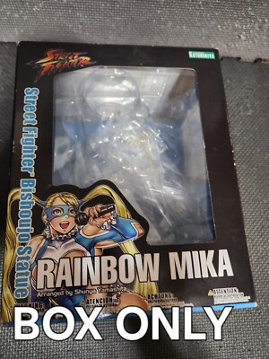 BOX ONLY Street Fighter Bishoujo RAINBOW MIKA Figure 1/7 PVC Kotobukiya ...