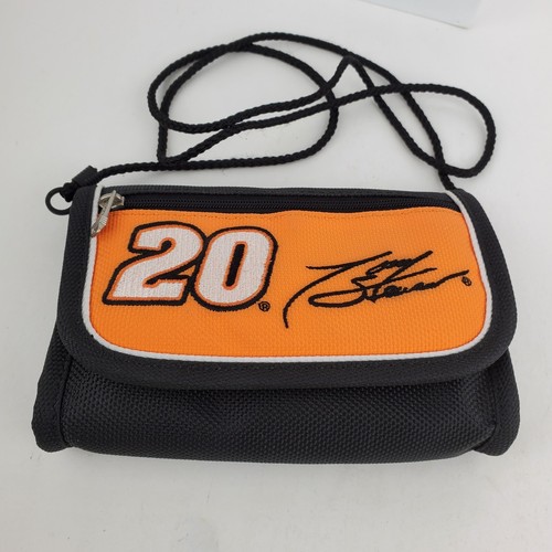 NASCAR Black & Orange Small Mini Purse Bag Embroidered Tony Stewart #20 ...