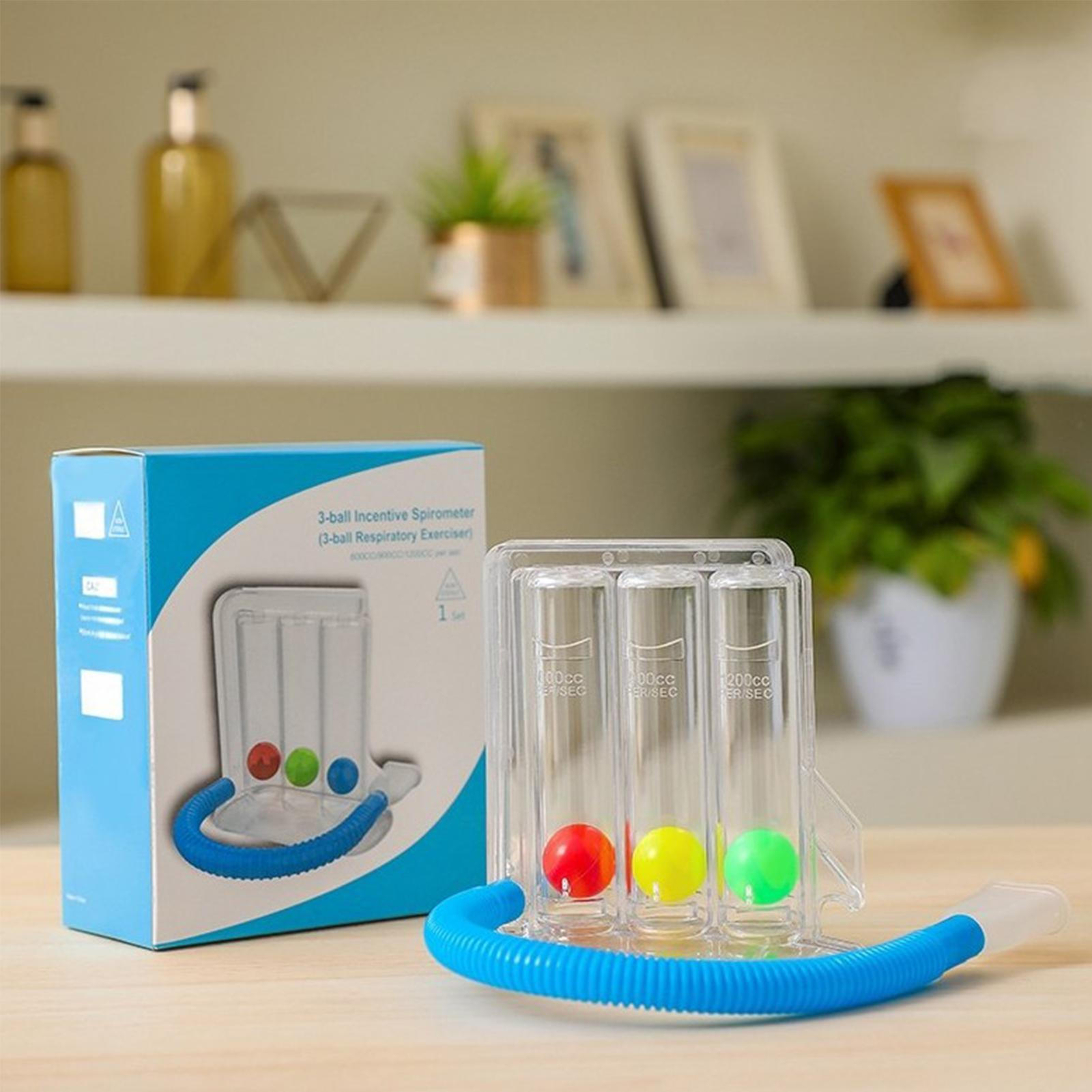 Lung Deep Breathing Exerciser Device Improve Respiratory Capacity ...