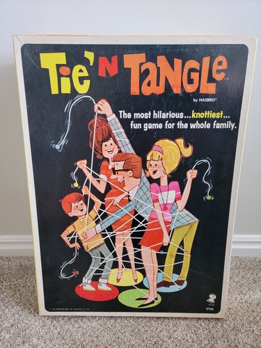 Vintage 1967 Hasbro Tie N’ Tangle Game #2700 Complete Including ...