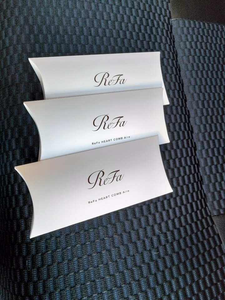 ReFa HEART COMB Aira Champagne Gold Hair Comb Compact Lightweight ...