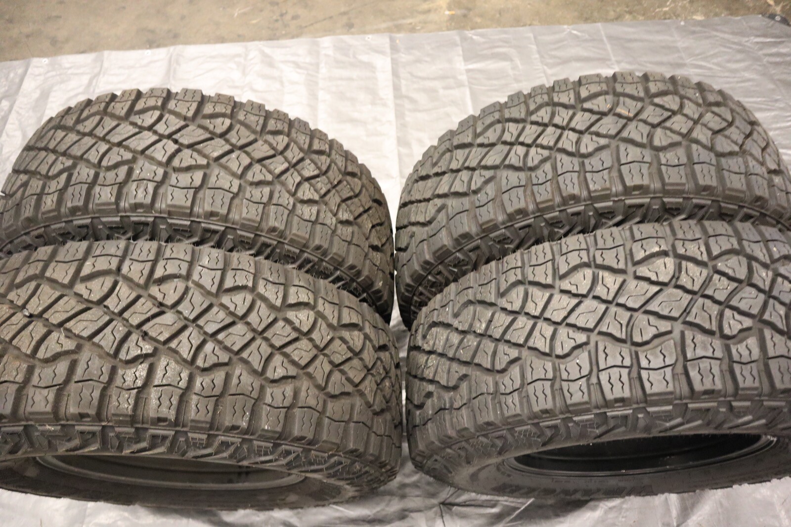 21 22 RAM 1500 TRX HELLCAT OEM WHEELS RIMS 18X9 +19 GOODYEAR LT325 ...