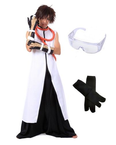 Kaname Tosen Cosplay Halloween Costume Arrancar Commander Set V2 Size ...