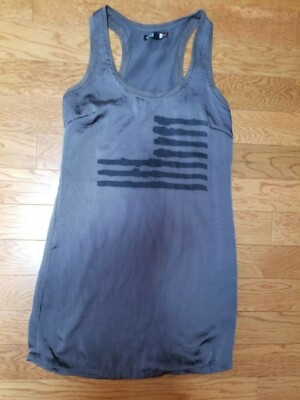 WILLIAM RAST TARGET WOMEN'S OLIVE GREEN AMERICAN FLAG PRINT DRESS/TUNIC ...