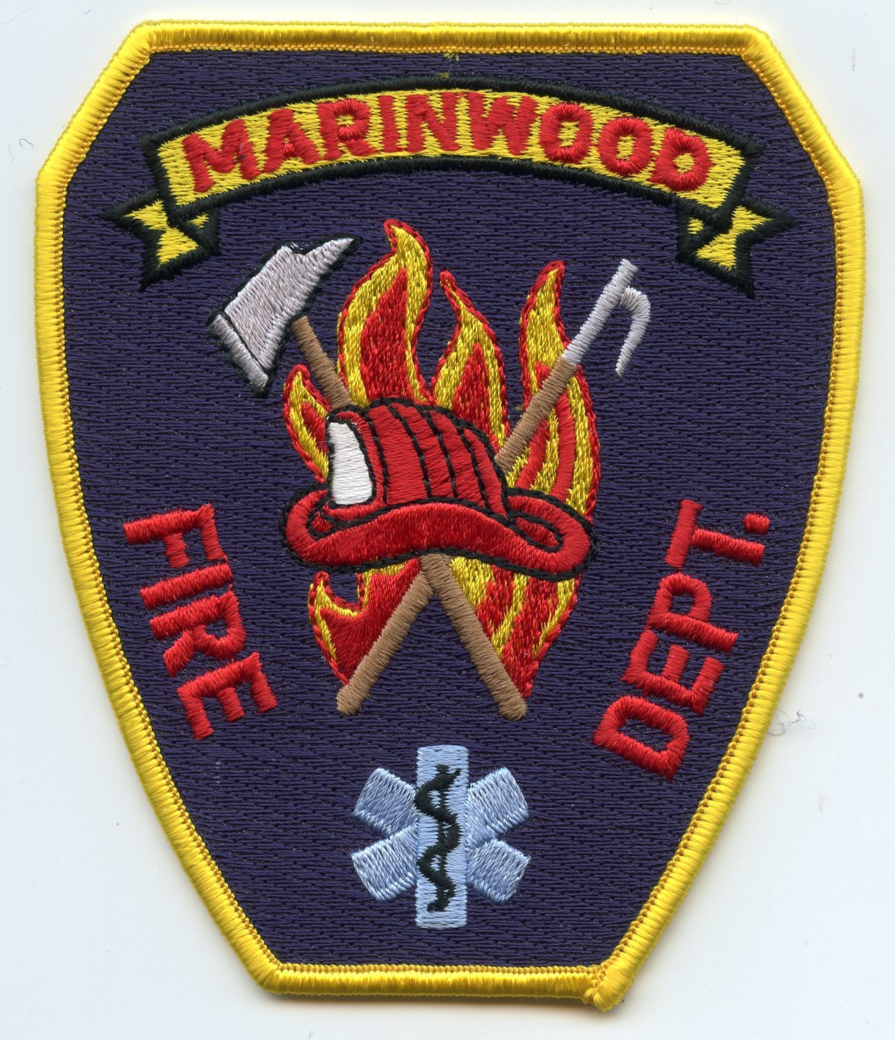 MARINWOOD CALIFORNIA CA FIRE PATCH | eBay
