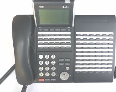 NEC DT400 DTZ-24D-3A(BK)Tel Phone with DCZ-60-2A(BK) DSS Console | eBay ...