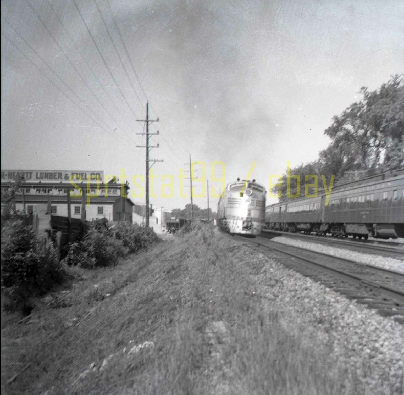 CBQ Burlington Route EMD E5 Locomotive - Vintage Railroad Negative | eBay