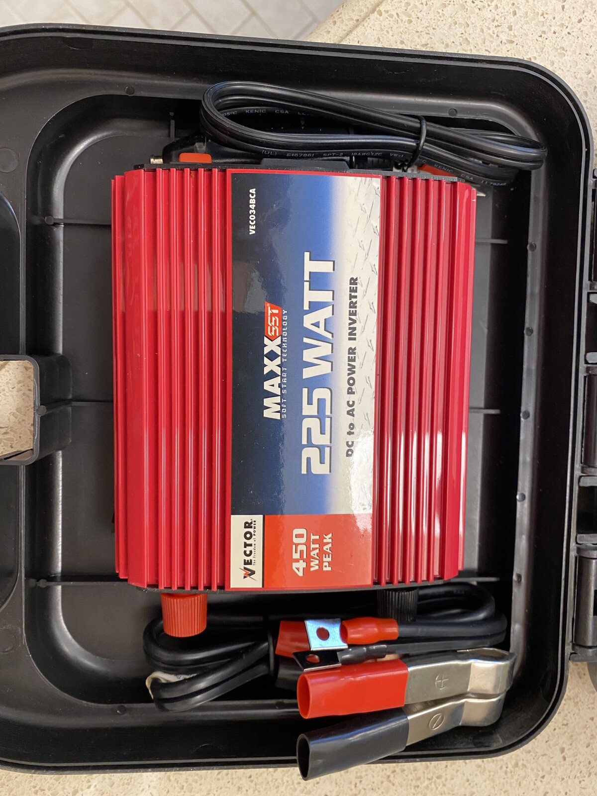 VECTOR MAXX 12v DC TO 115v AC POWER INVERTER 400W PEAK 225W Running ...