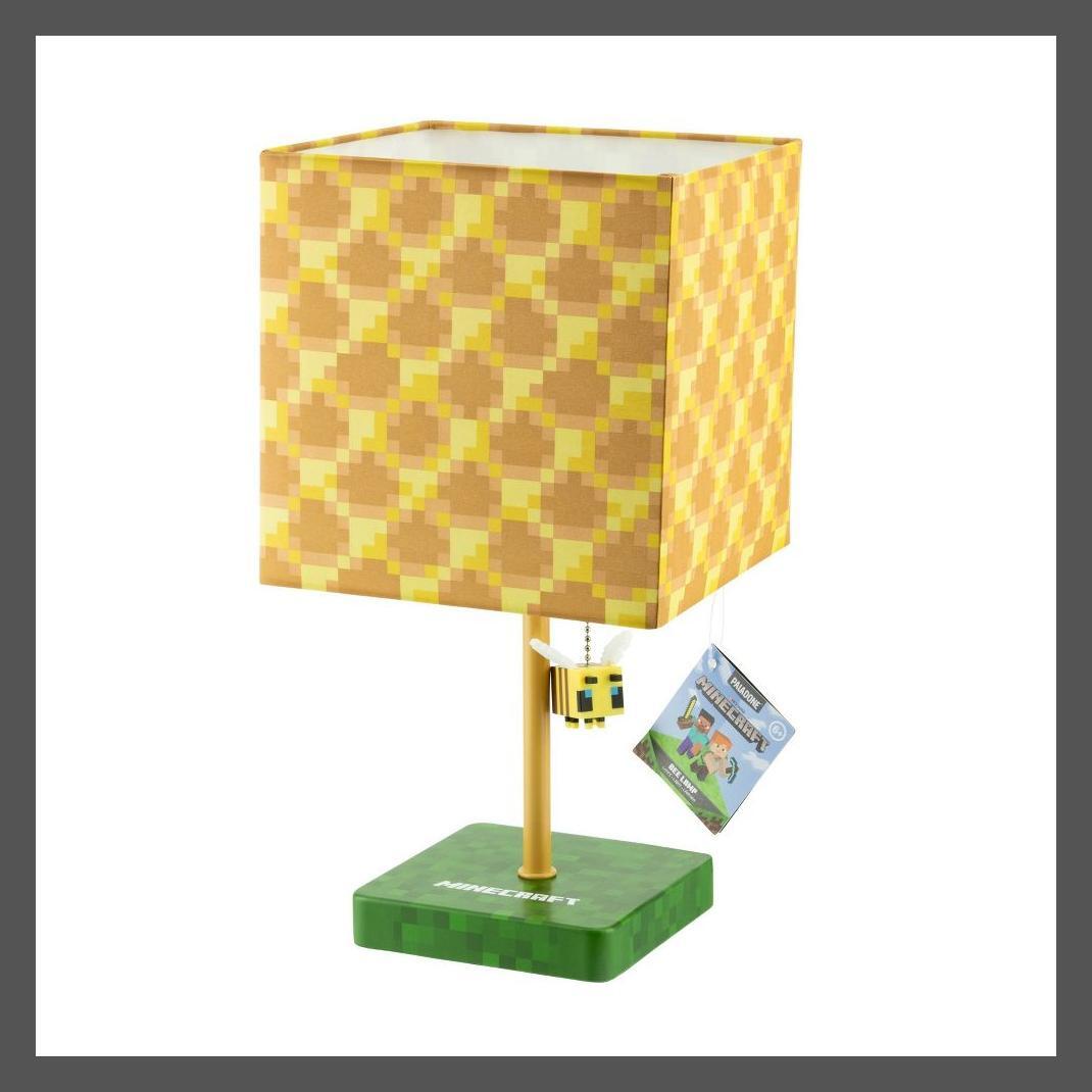 Minecraft Honeycomb Bee Table Lamp