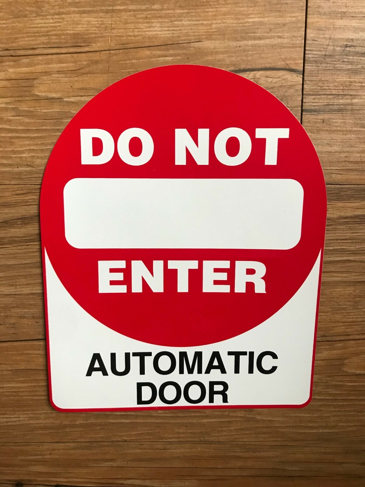 *NEW* Do Not Enter Automatic Door (with Arrow) Double Sided Decal 7.5 ...