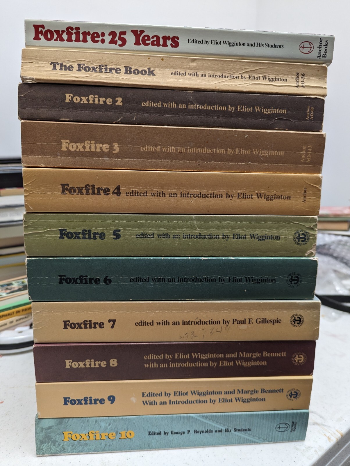 Foxfire Ten Volume 1-10 Set lot 1970's 1980's and Foxfire 25 Years all softcover | eBay