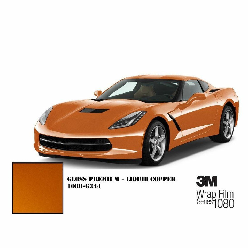 3M 1080 Scotchprint Gloss Liquid Copper Vinyl Car Wrap Film | G344 | eBay